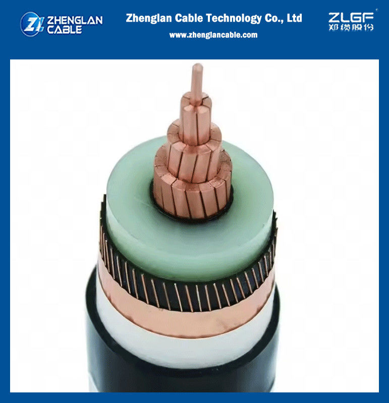 12/20kV واحد النواة XLPE كابل النحاس / الألومنيوم N2XSY NA2XSY الجهد ...